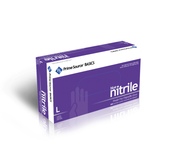 Prime Source Blue Powder Free Nitrile Gloves | Health Supply 770