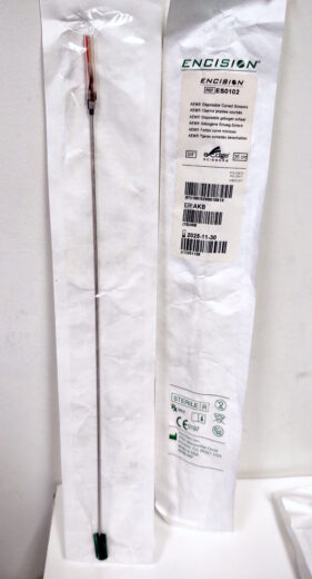 ENCISION Aem Disposable Curved Scissors ES0102 | Health Supply 770 INC.