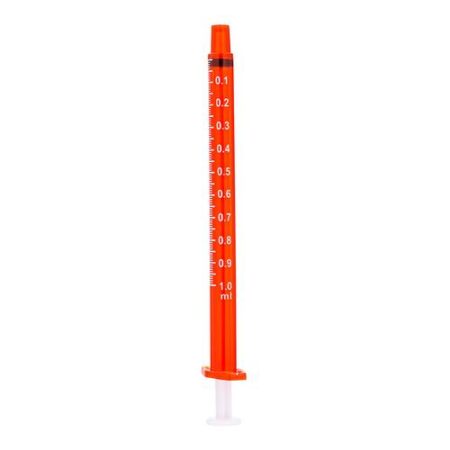 Sol-Millennium ORL074 Sol-M 1mL Oral Syringe Amber w/ Tip Cap - O-Ring ...