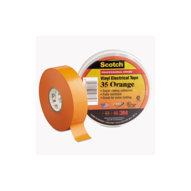 3M Scotch 35 Vinyl Electrical Tape – Reliable and Durable Color Coding ...