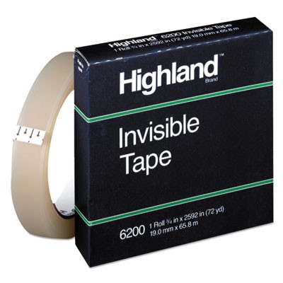 3M Highland Invisible Permanent Mending Tape – Strong and Clear Repair ...