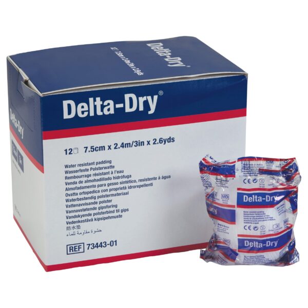 BSN 4812 DELTA CAST Delta-cast elite 2inx4yd dark blue Box of 10 | Health Supply 770 INC.