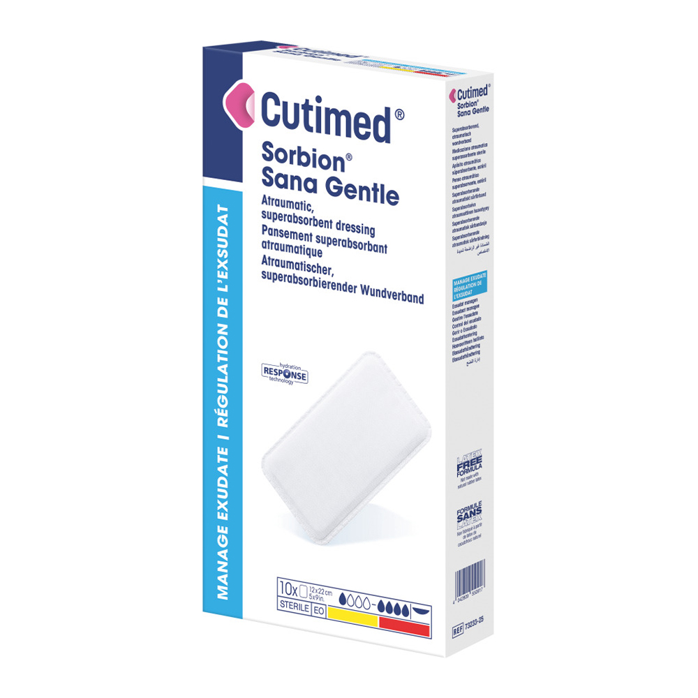 BSN 7323325 SUPERABSORBENT DRESSINGS Cutimed sorbion sana gentle 9 x 5 ...
