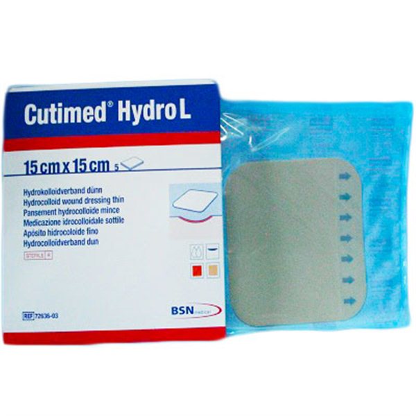 BSN 7263635 HYDROCOLLOID DRESSINGS Cutimed hydro l ste 3inx3in Box of ...